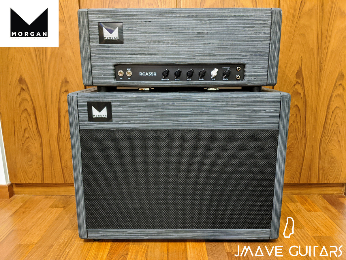 Morgan Amplification RCA35R Head + 2x12 Cab Twilight Finish UK240V ...