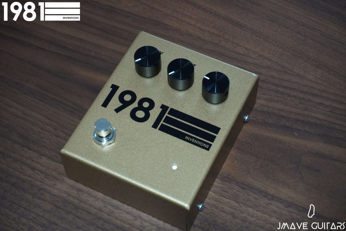 1981 Inventions DRV Black on Gold - jMave Guitars – jmaveguitars